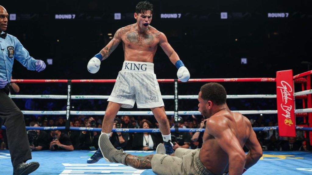 Ryan Garcia Stuns with Three Knockdowns, Secures Epic Majority-Decision Upset Against Devin ...